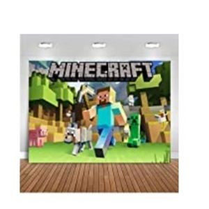 Party Supplies | Minecraft Backdrop 7x5 | Poshmark